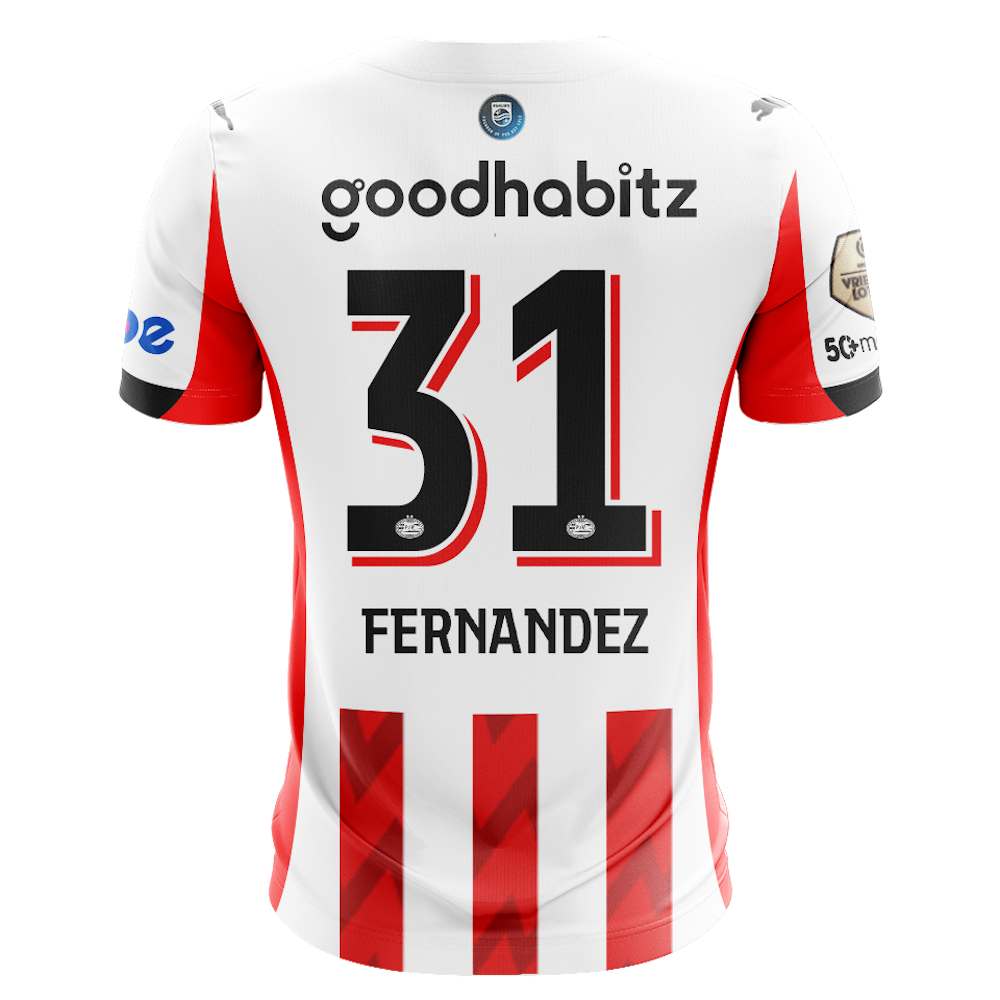 Noah Fernandez | PSV - Excelsior Rotterdam | MatchWornShirt