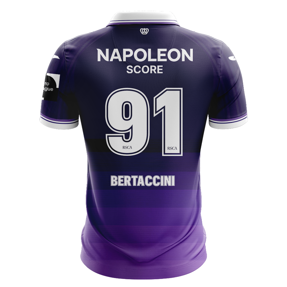 Adriano Bertaccini | RSC Anderlecht - Royale Union Saint-Gilloise | MatchWornShirt