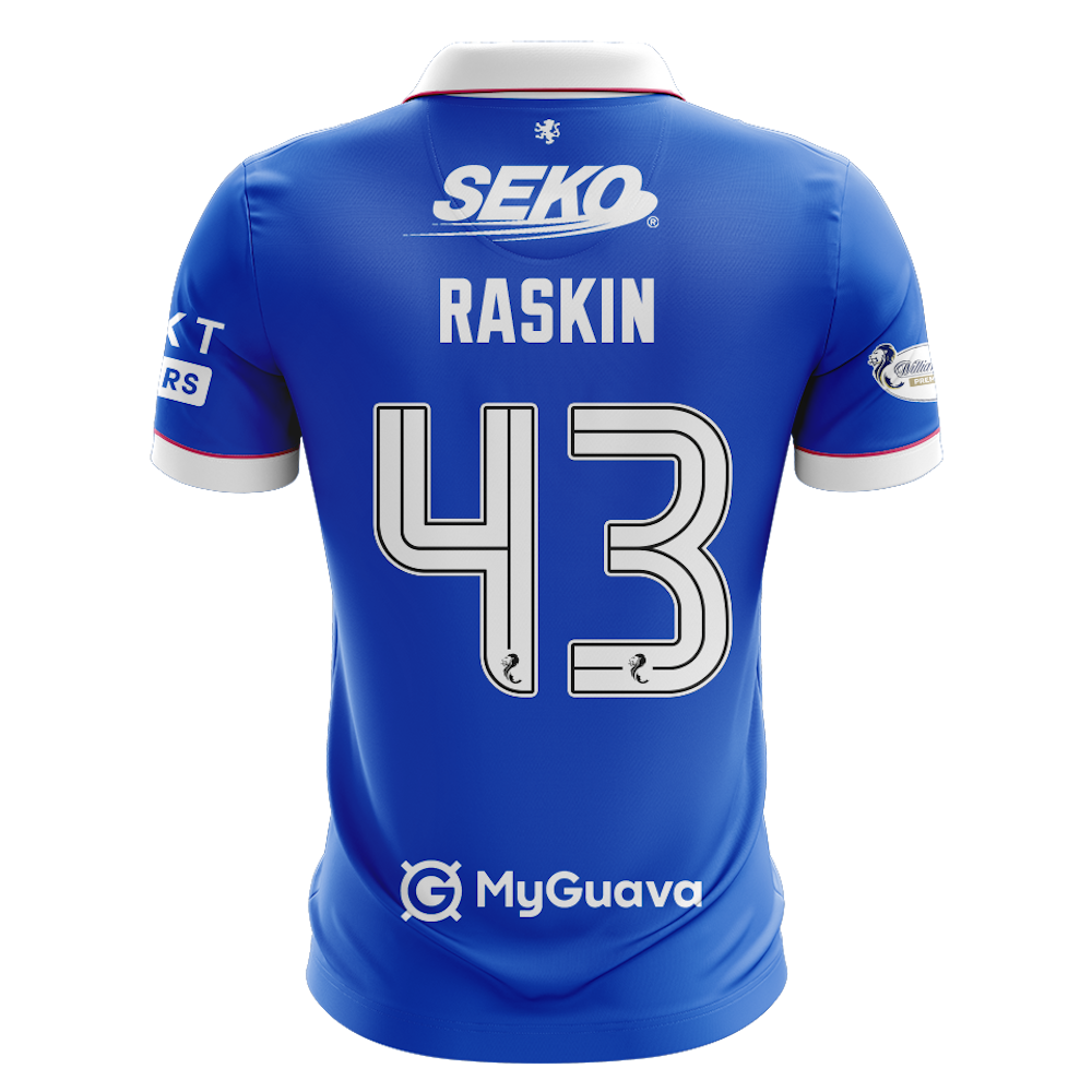 Nicolas Raskin | Rangers - St. Mirren | MatchWornShirt
