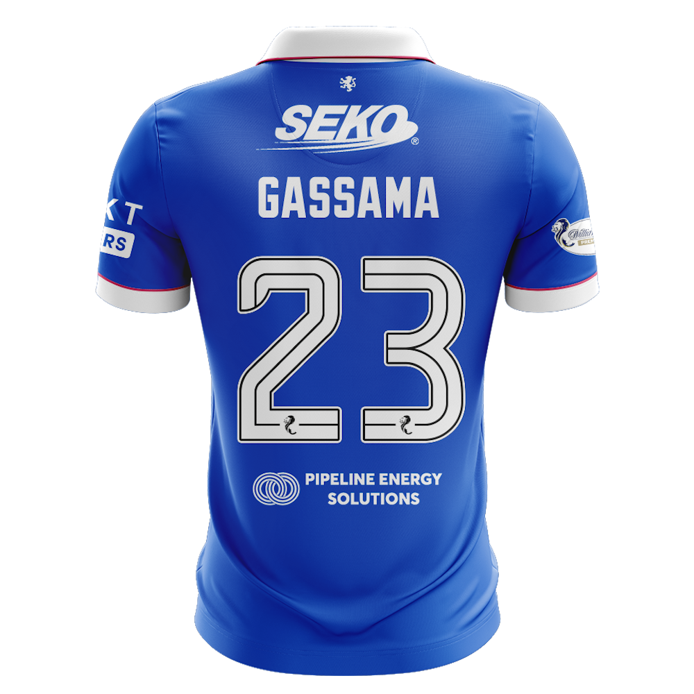 Djeidi Gassama | Rangers - Aberdeen | MatchWornShirt