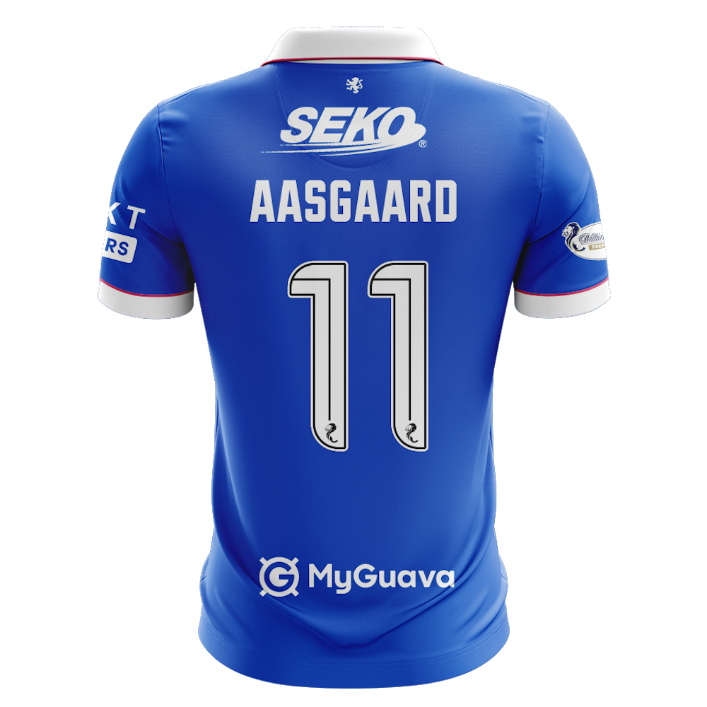 Thelo Aasgaard | Rangers - Motherwell | MatchWornShirt
