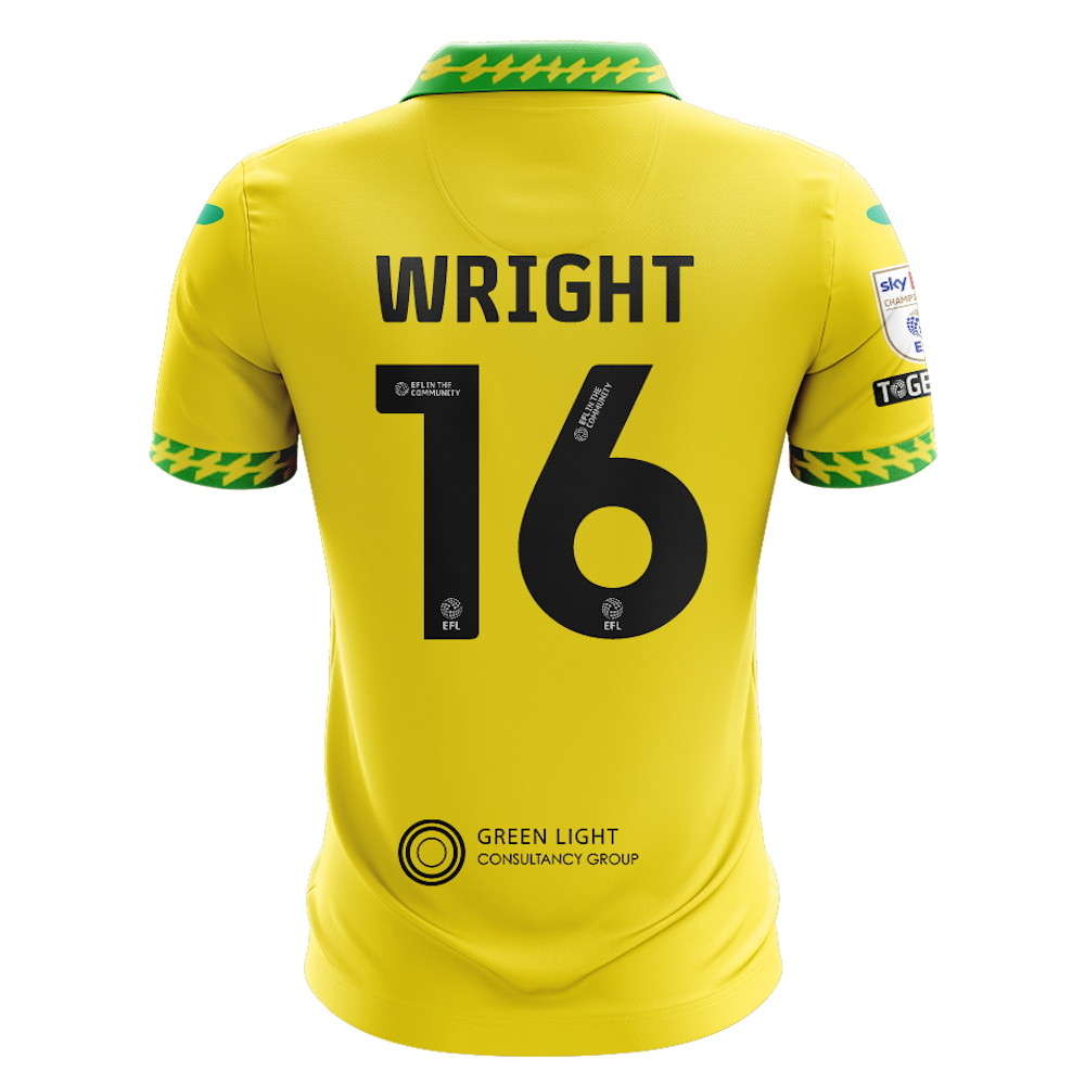 Jacob Wright | Sheffield United - Norwich City | MatchWornShirt