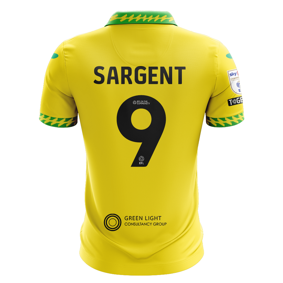 Joshua Sargent | Norwich City - Millwall | MatchWornShirt