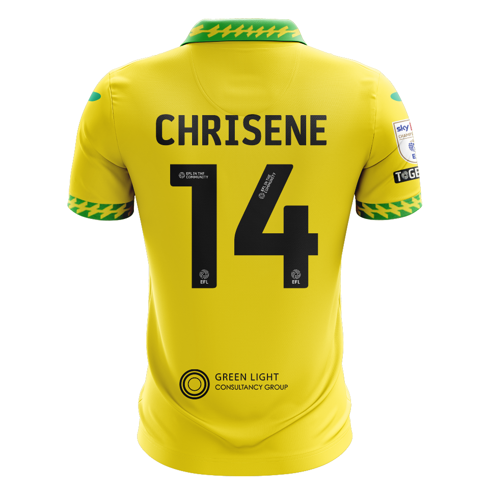 Benjamin Joshua Chrisene | Norwich City - Coventry City | MatchWornShirt