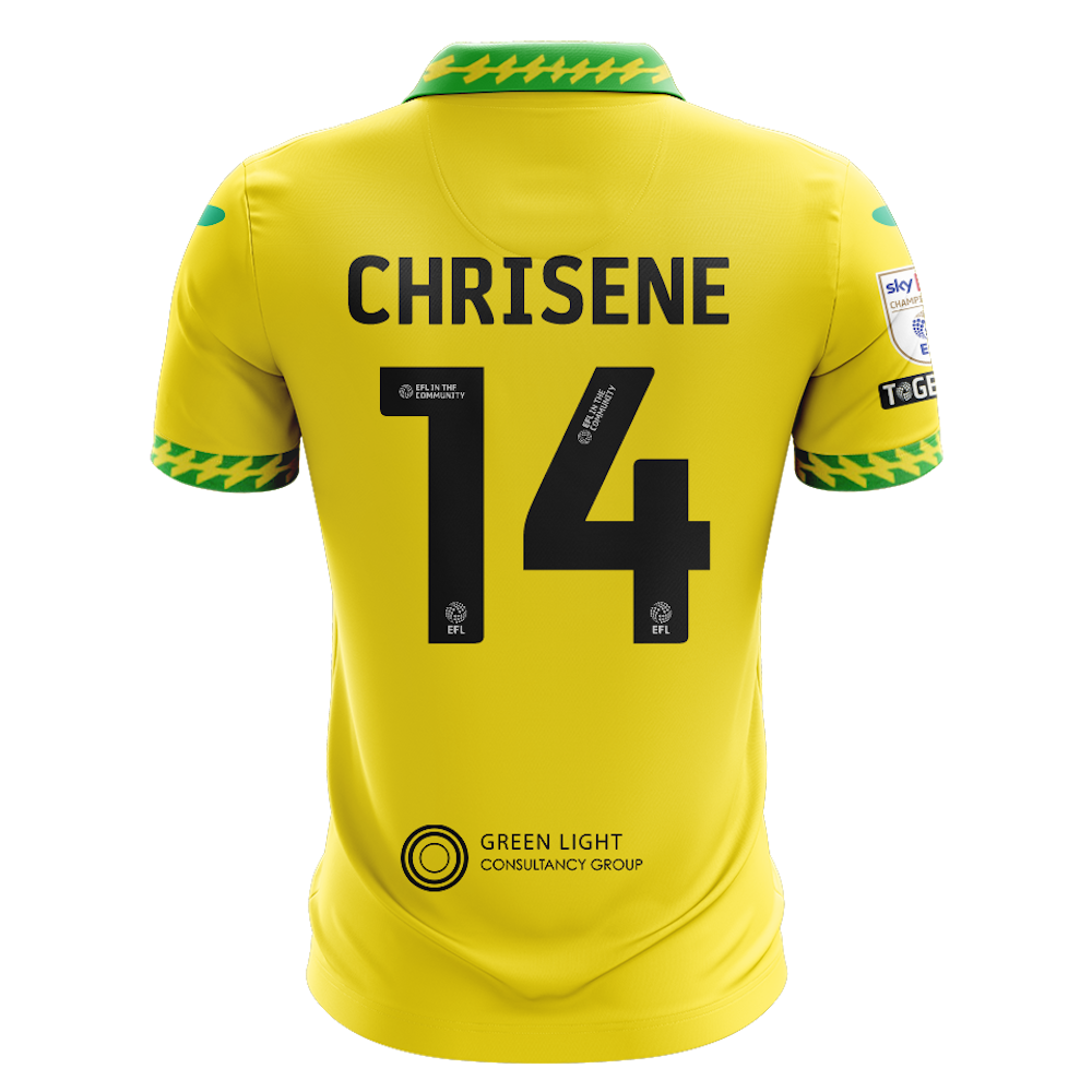 Benjamin Joshua Chrisene | Norwich City - Coventry City | MatchWornShirt