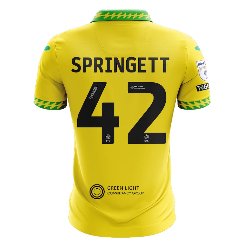 Tony Springett | Queens Park Rangers - Norwich City | MatchWornShirt