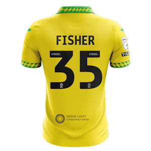 Kellen Fisher | Norwich City - Stoke City | MatchWornShirt