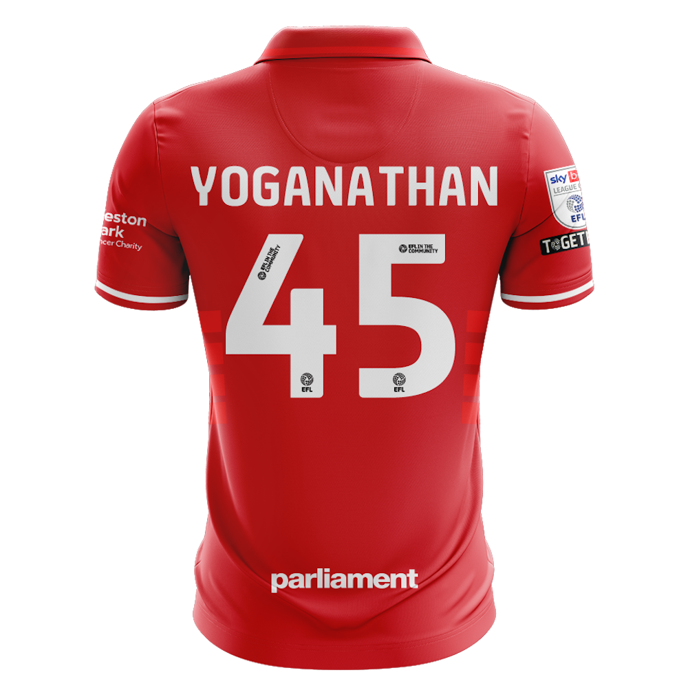Vimal Yoganathan | Barnsley - Blackpool | MatchWornShirt