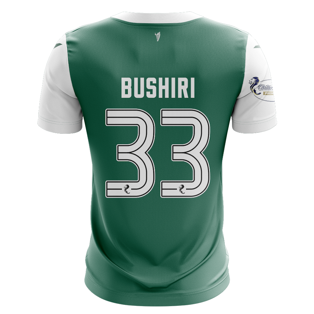 Rocky Bushiri | Falkirk - Hibernian | MatchWornShirt
