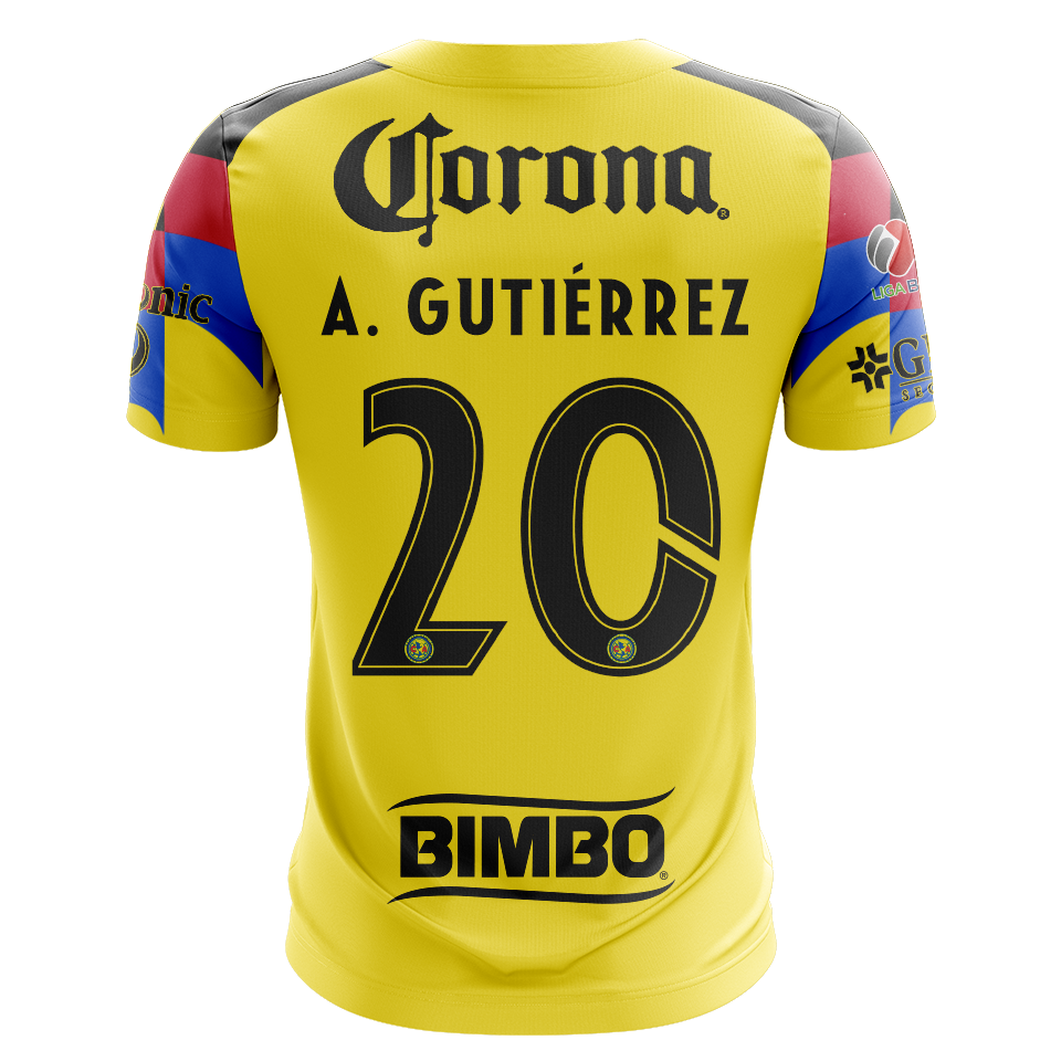 Alexis Gutiérrez | Tijuana - Club América | MatchWornShirt