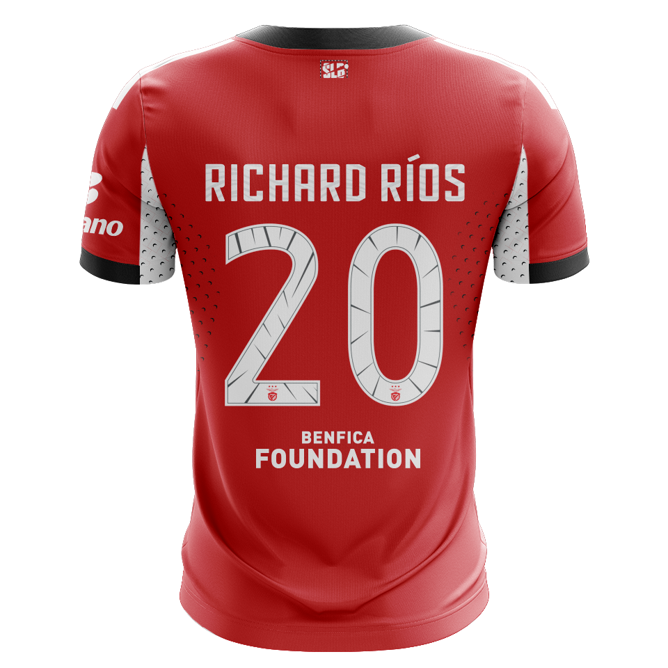 Richard Ríos Montoya | Fenerbahçe - SL Benfica | MatchWornShirt