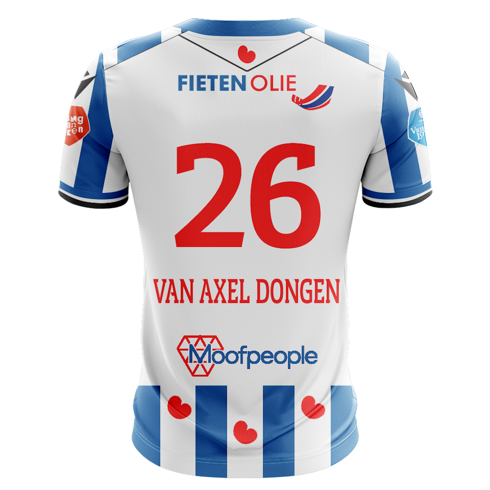 Amourrichio Van Axel Dongen | SC Heerenveen - PSV | MatchWornShirt