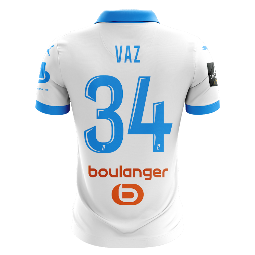 Robinio Vaz | Olympique de Marseille - FC Nantes | MatchWornShirt