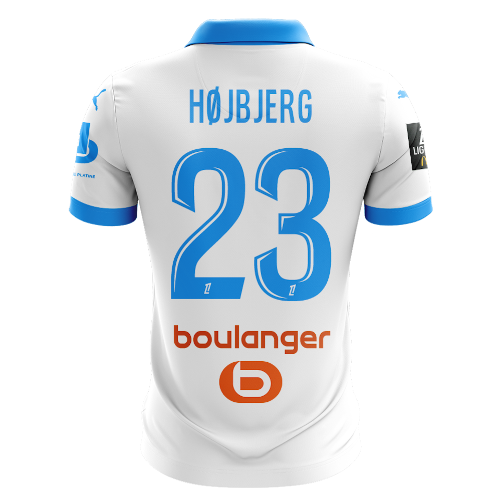 Pierre-Emile Højbjerg | Paris FC - Olympique de Marseille | MatchWornShirt