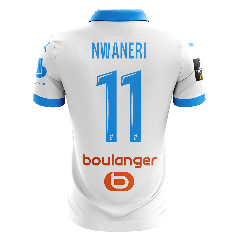 Ethan Nwaneri | Olympique de Marseille - RC Lens | MatchWornShirt