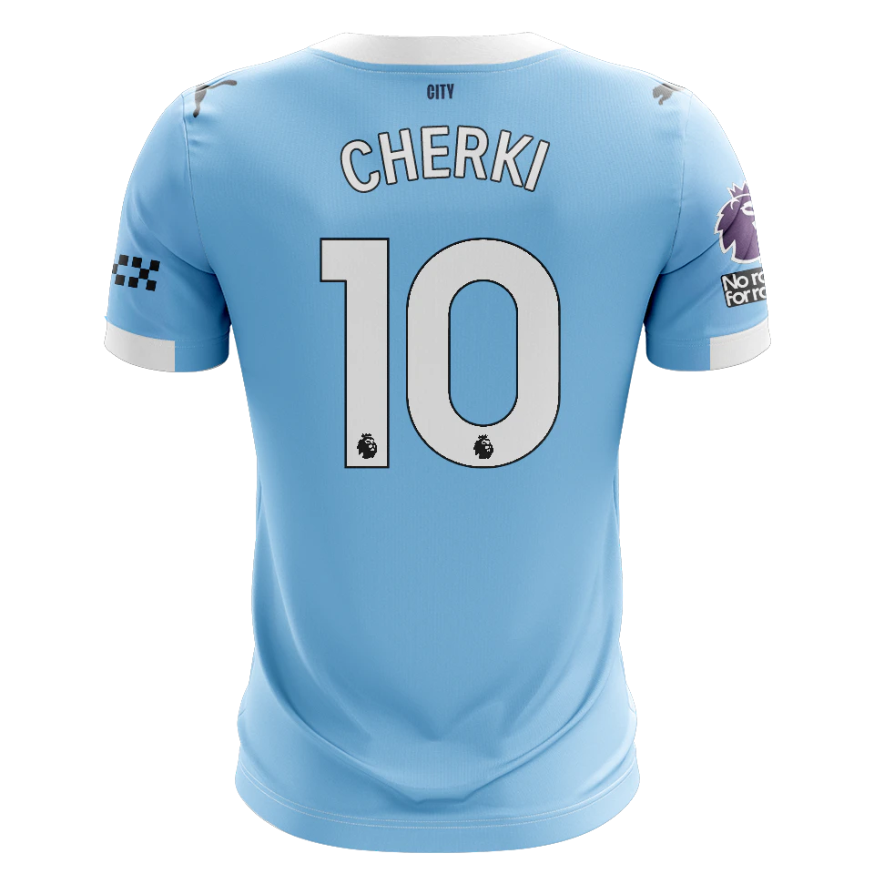 Ryan Cherki | Manchester City - Sunderland | MatchWornShirt