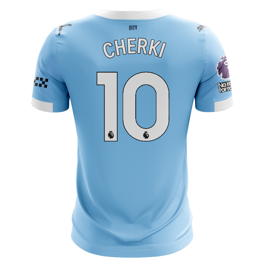 Ryan Cherki | Manchester City - Sunderland | MatchWornShirt