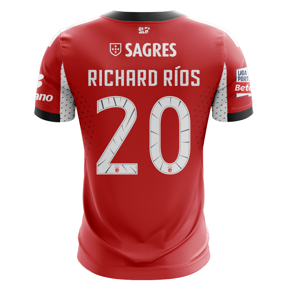 Richard Ríos | SL Benfica - Santa Clara | MatchWornShirt