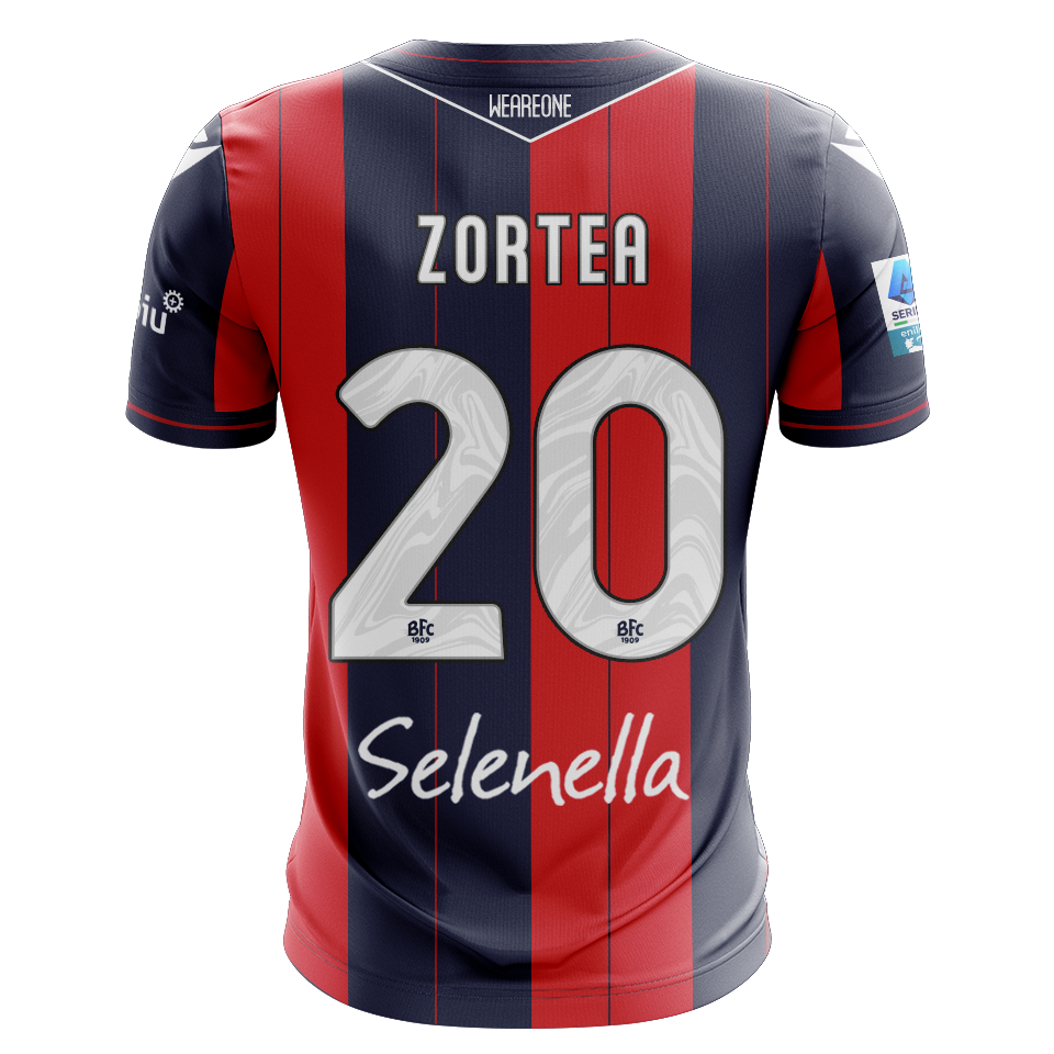 Nadir Zortea | Bologna Fc 1909 - Fiorentina | MatchWornShirt