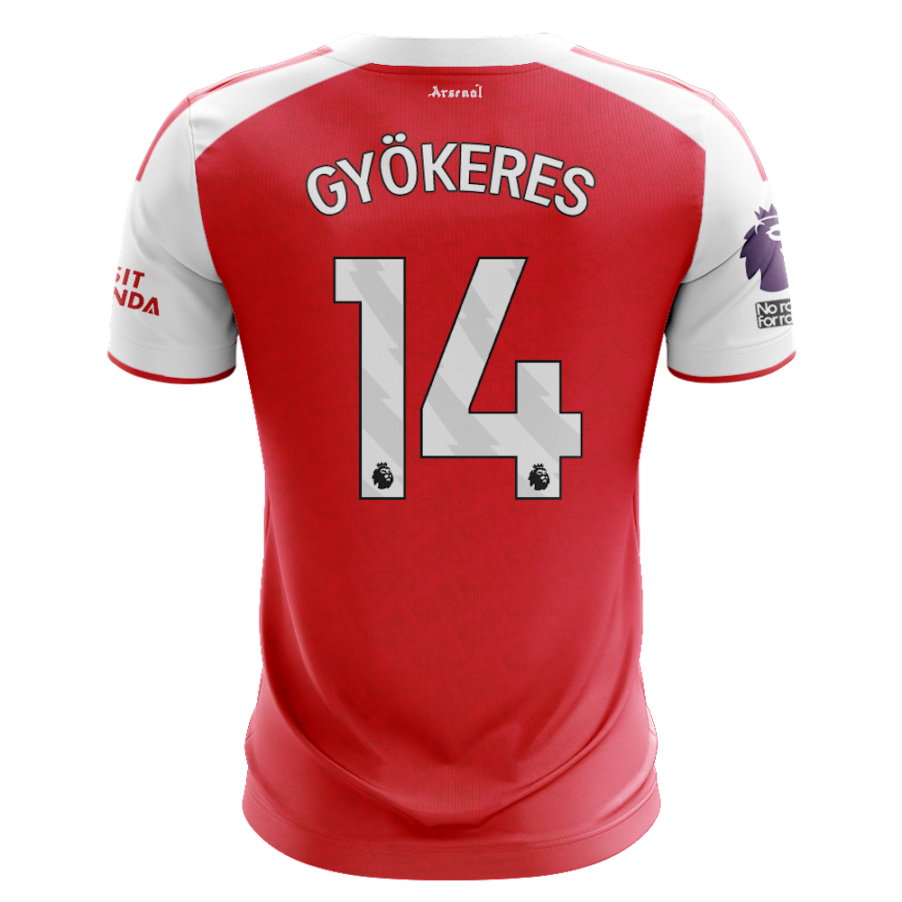 Viktor Gyökeres | Arsenal - Liverpool | MatchWornShirt