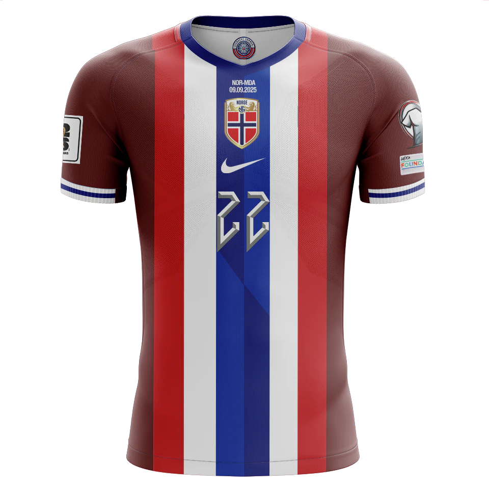 Oscar Bobb | Norway - Moldova | MatchWornShirt