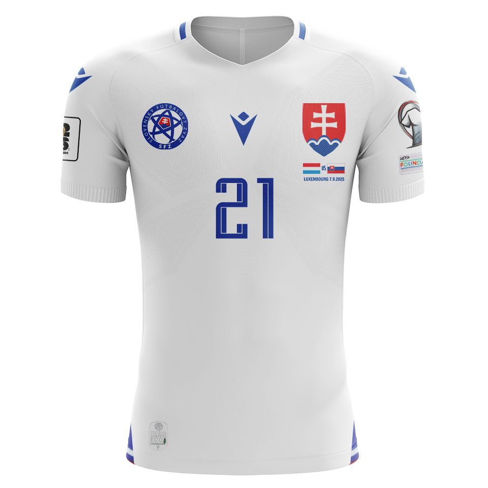 Matúš Bero | Luxembourg - Slovakia | MatchWornShirt