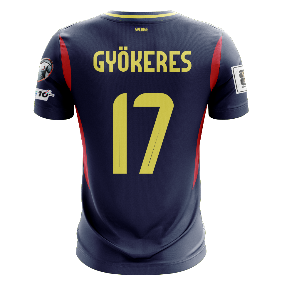 Viktor Gyökeres | Slovenia - Sweden | MatchWornShirt