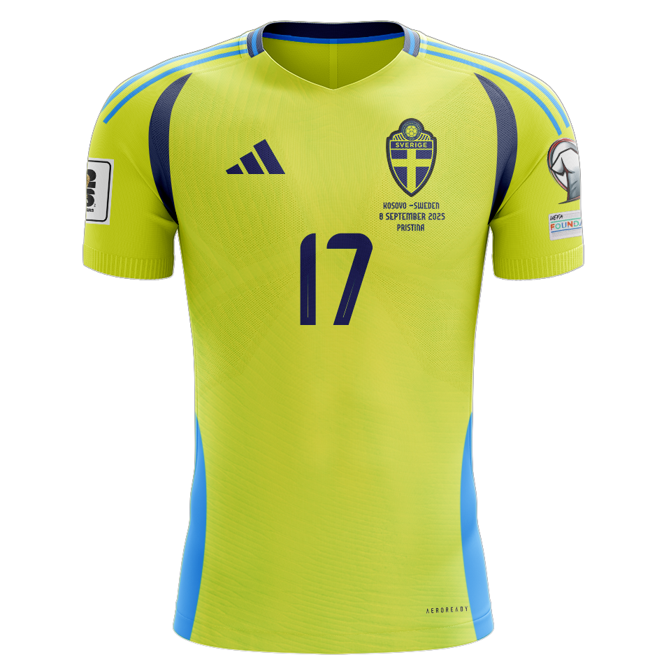 Viktor Gyökeres | Kosovo - Sweden | MatchWornShirt