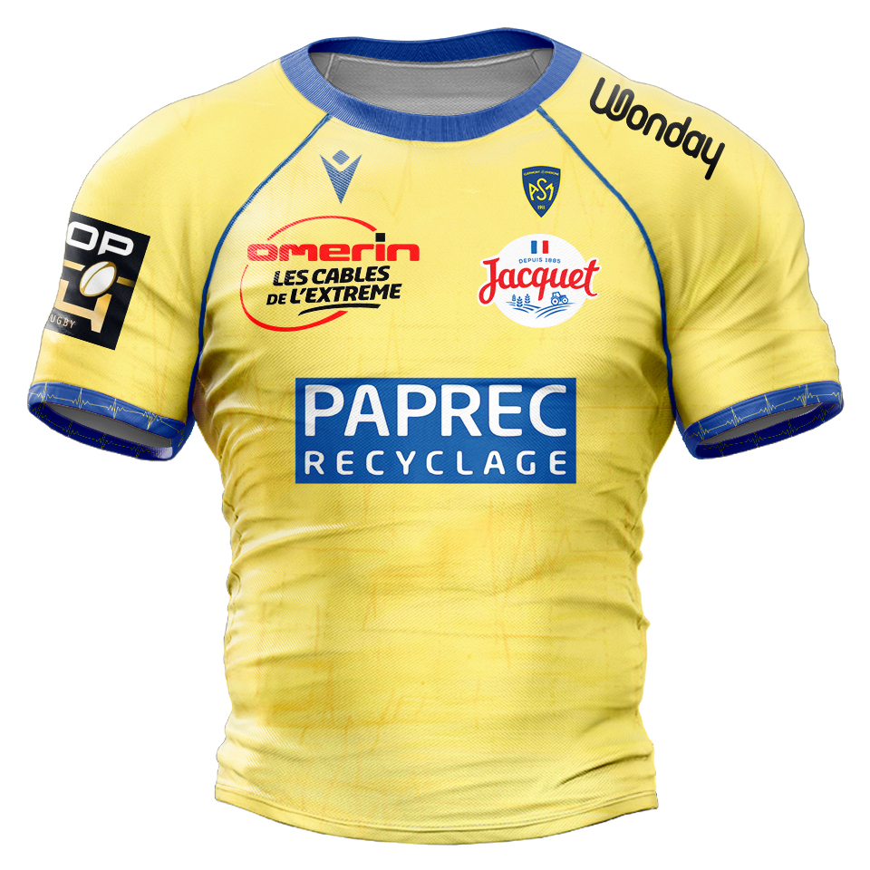 Alex Newsome | ASM Clermont Auvergne - Stade Rochelais | MatchWornShirt