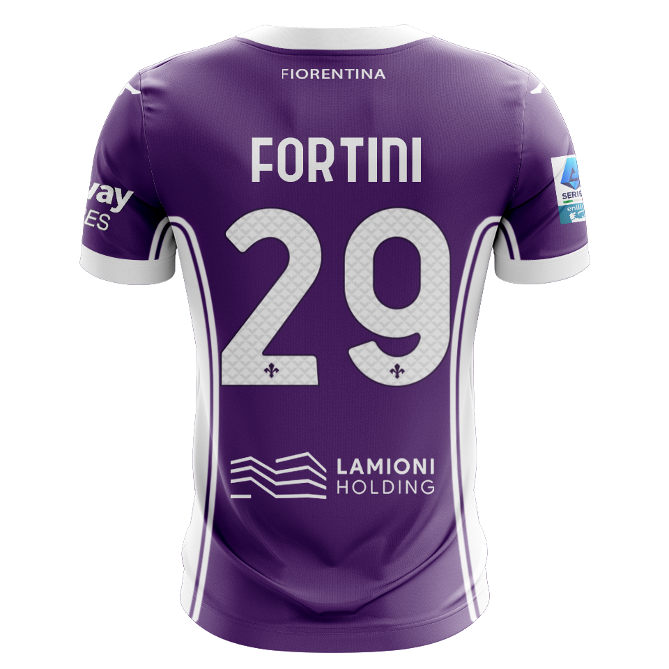 Niccolò Fortini | Fiorentina - AC Milan | MatchWornShirt