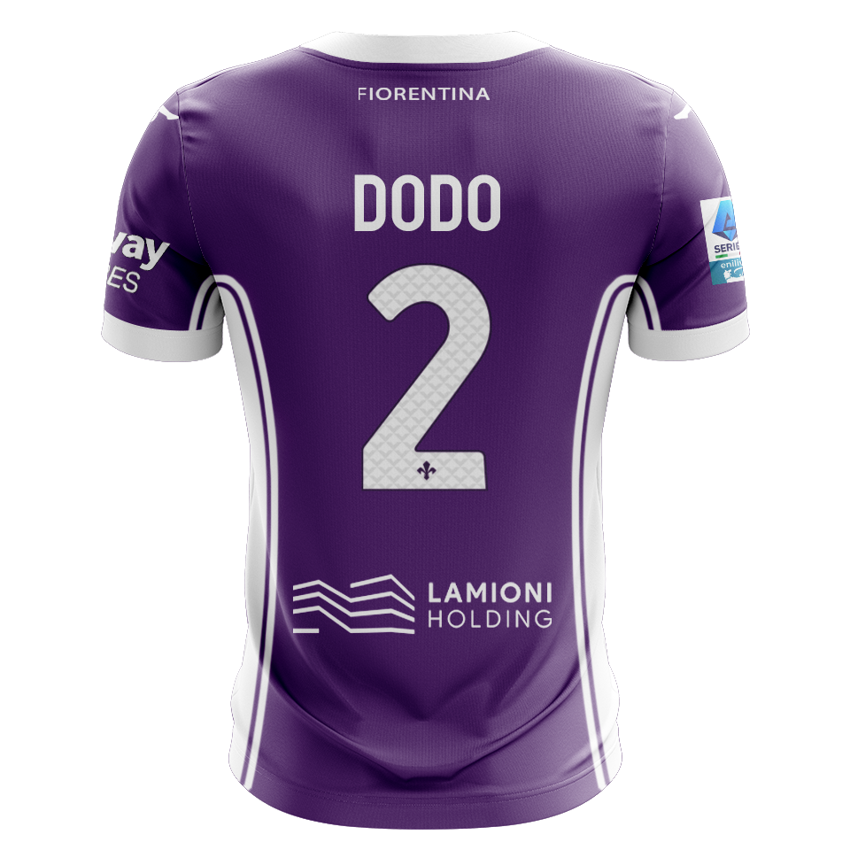 Dodô | Fiorentina - AC Milan | MatchWornShirt