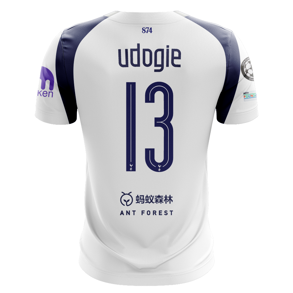 Destiny Udogie | Tottenham Hotspur - Borussia Dortmund | MatchWornShirt