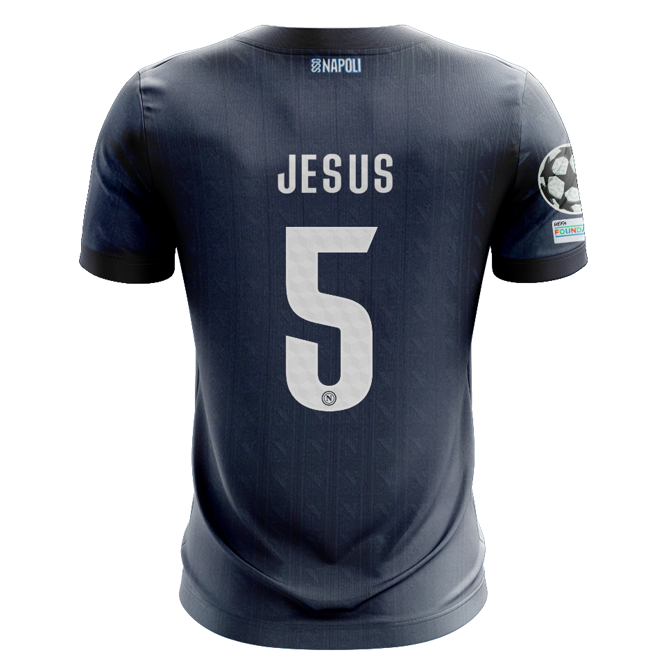 Juan Guilherme Nunes Jesus | København - Napoli | MatchWornShirt