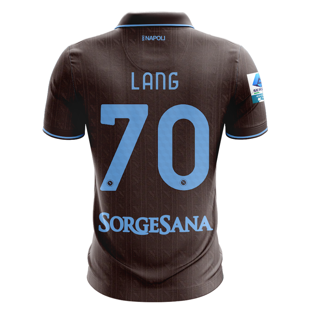 Noa Lang | Lazio - Napoli | MatchWornShirt