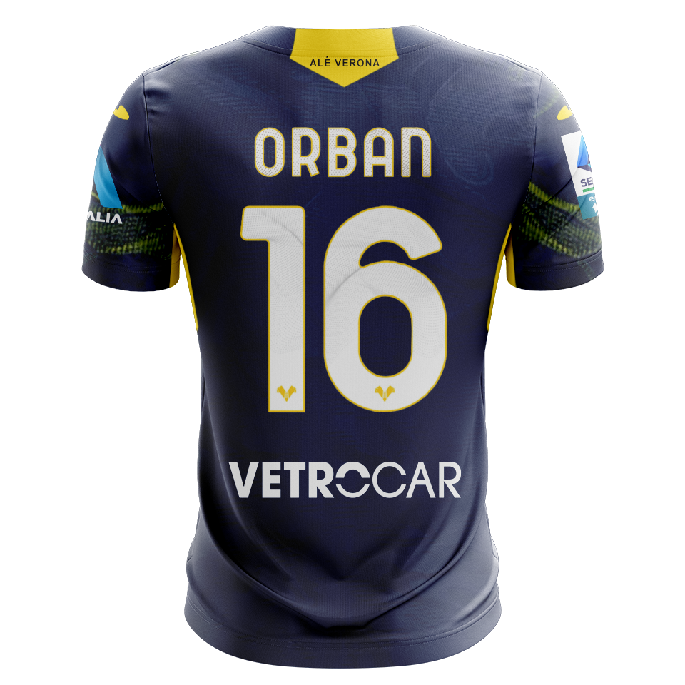 Gift Emmanuel Orban | Hellas Verona FC - Lazio | MatchWornShirt