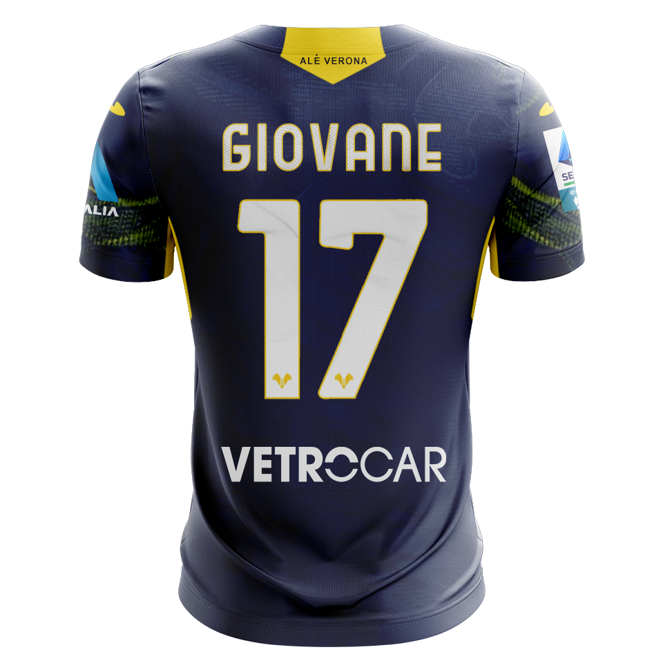 Giovane Santana do Nascimento | Hellas Verona FC - Lazio | MatchWornShirt