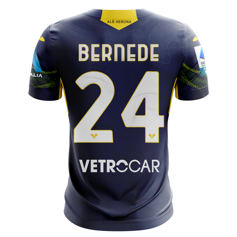 Antoine Joseph Emmanuel Bernede | Hellas Verona FC - Lazio | MatchWornShirt