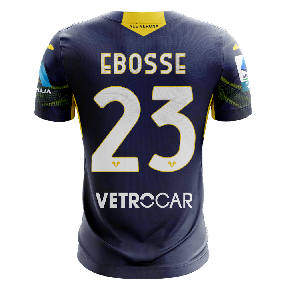 Enzo Ebosse | Hellas Verona FC - Udinese Calcio | MatchWornShirt