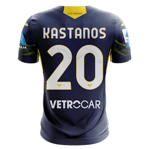 Grigoris Kastanos | Hellas Verona FC - Lazio | MatchWornShirt