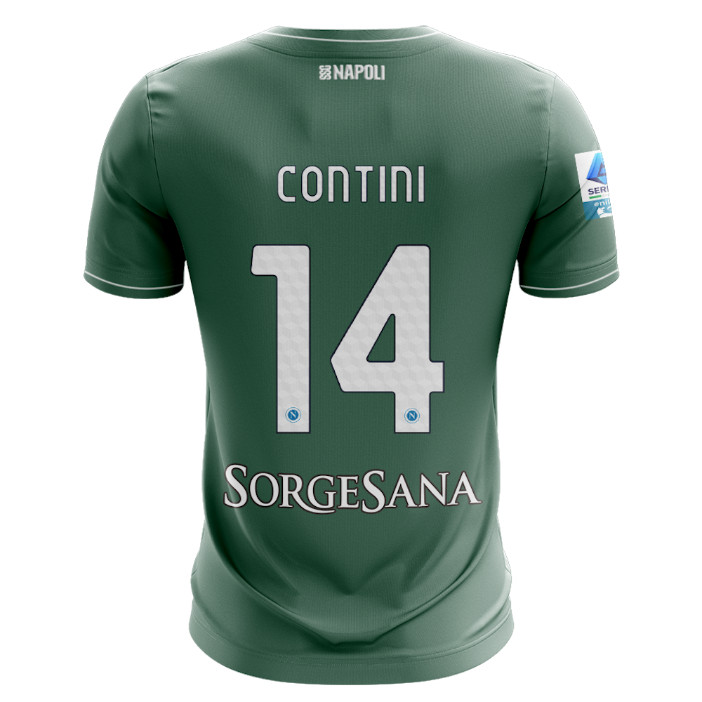 Nikita Contini Baranovsky | AS Roma - Napoli | MatchWornShirt