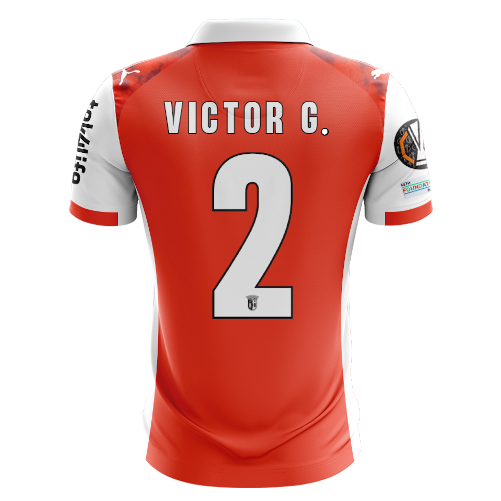 Víctor Gómez | SC Braga - Nottingham Forest | MatchWornShirt
