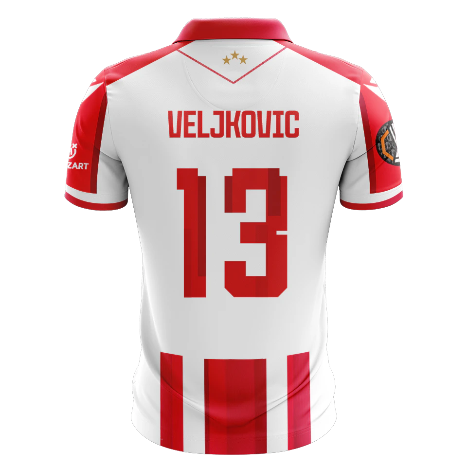 Milos Veljkovic | FK Crvena zvezda - RC Celta | MatchWornShirt