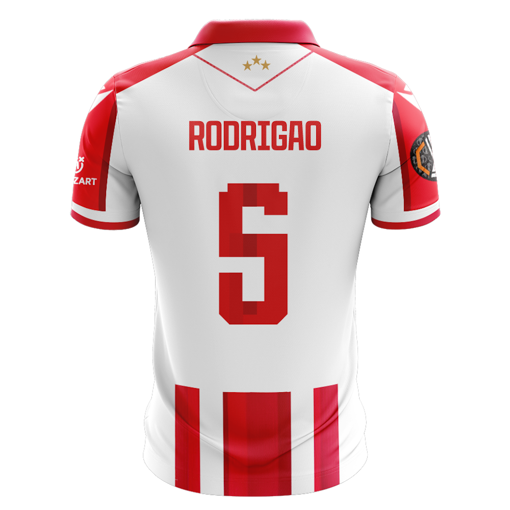 Rodrigo de Souza Prado | Malmö FF - FK Crvena zvezda | MatchWornShirt
