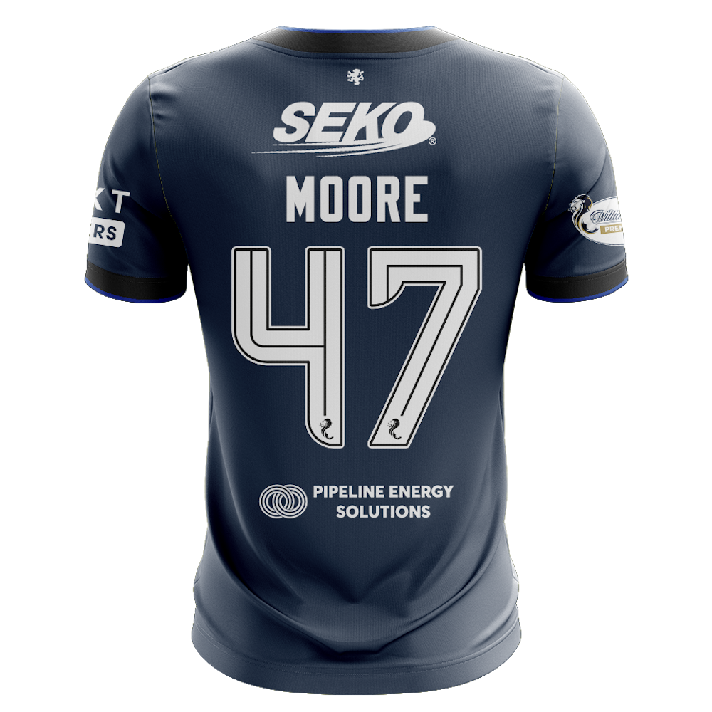 Mikey Moore | Aberdeen - Rangers | MatchWornShirt