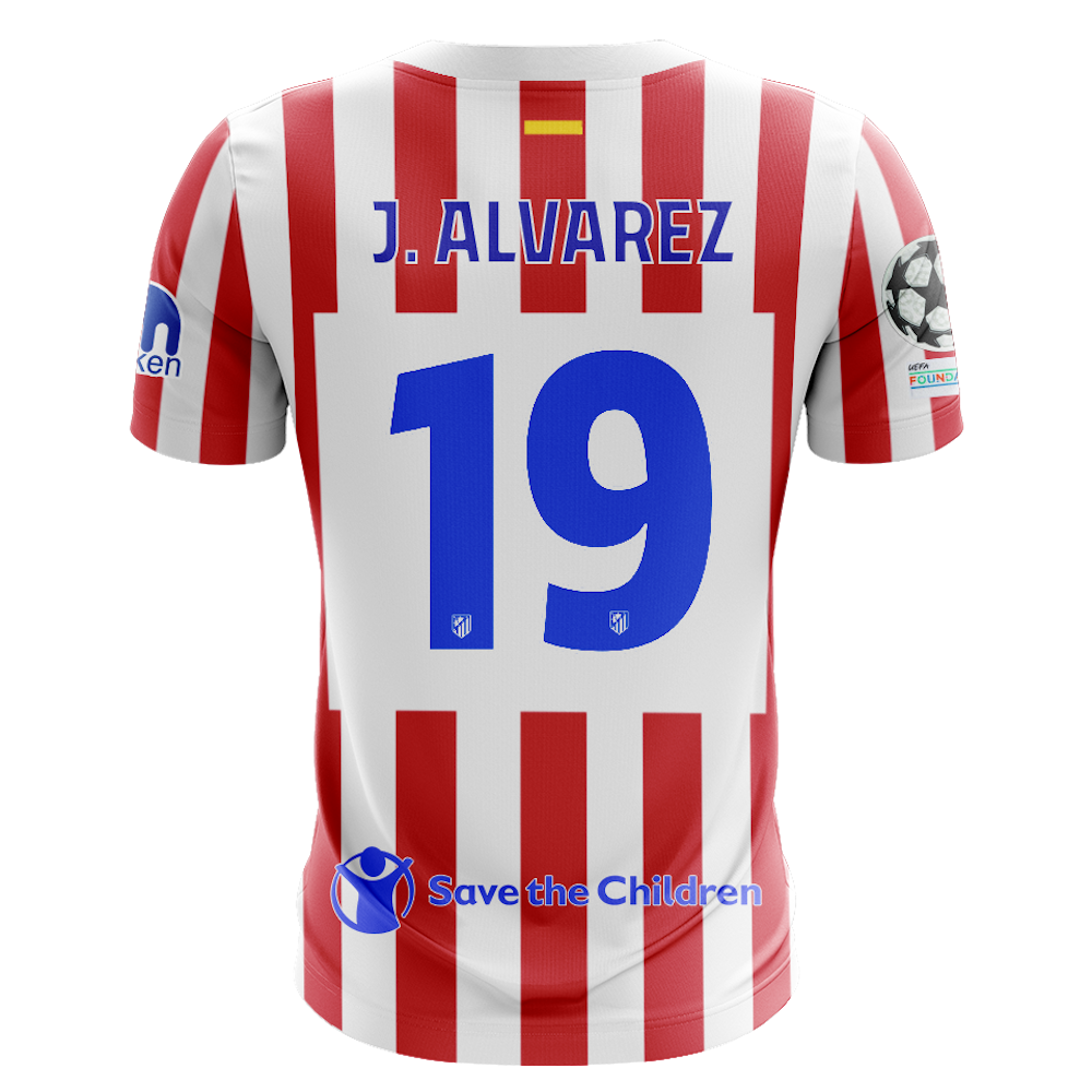 Julián Alvarez | Atlético de Madrid - FC Inter Milan | MatchWornShirt
