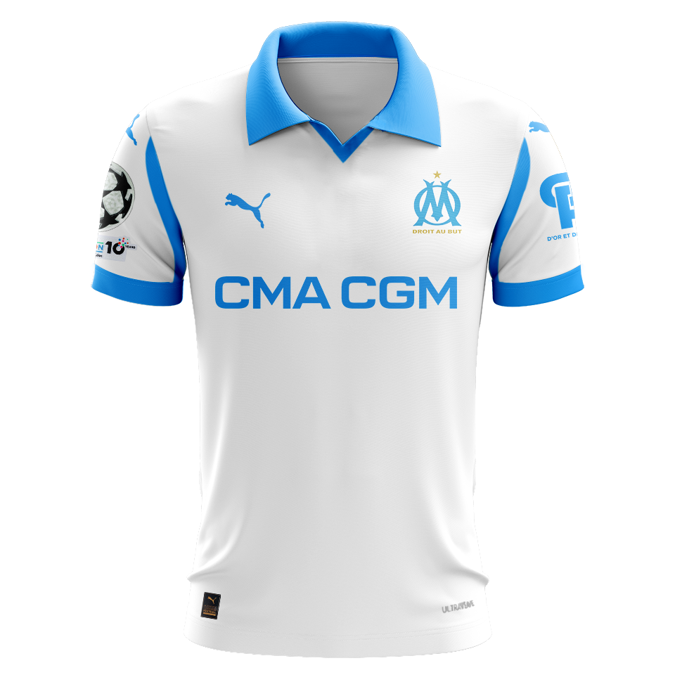 Bilal Nadir | Olympique de Marseille - Liverpool | MatchWornShirt
