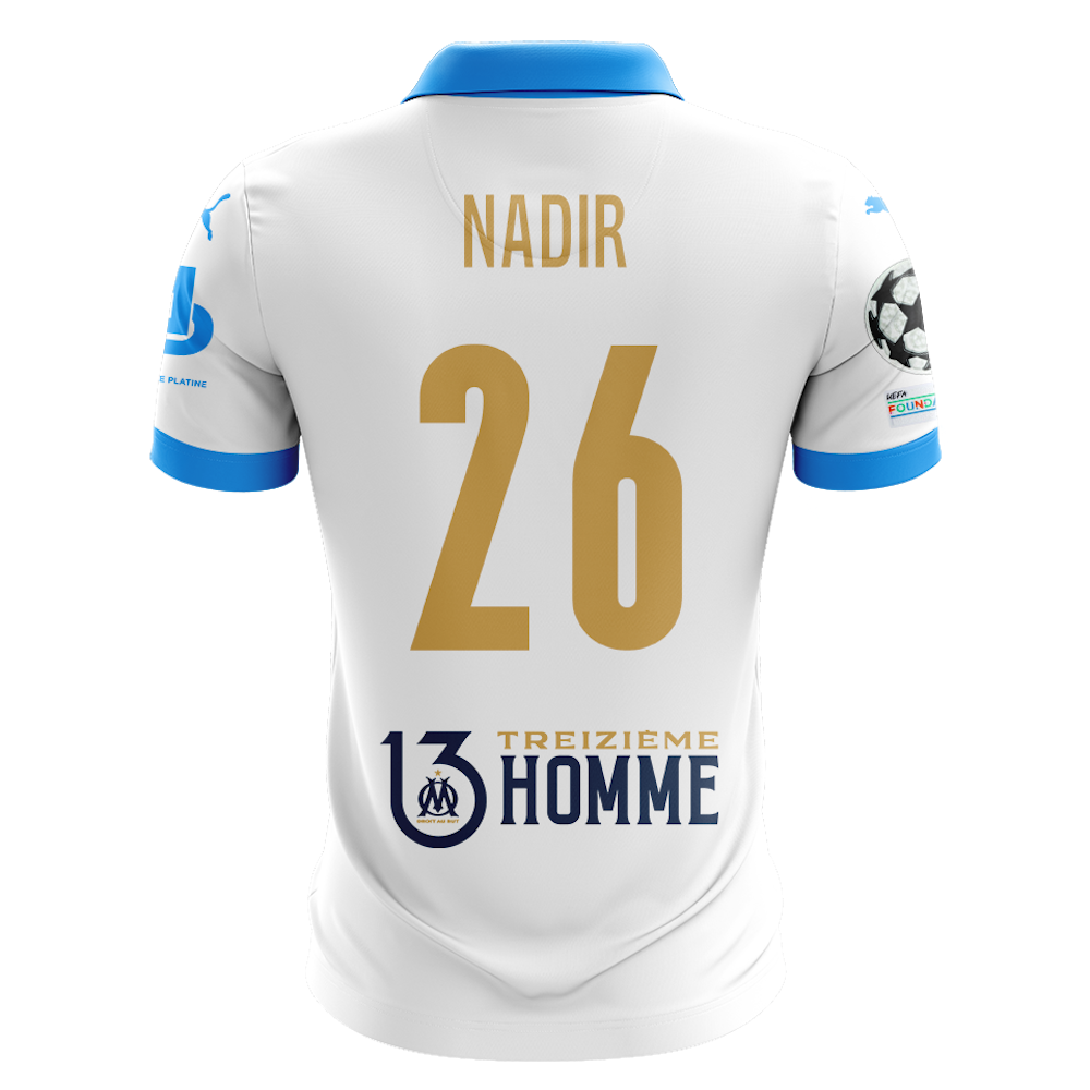 Bilal Nadir | Olympique de Marseille - Liverpool | MatchWornShirt