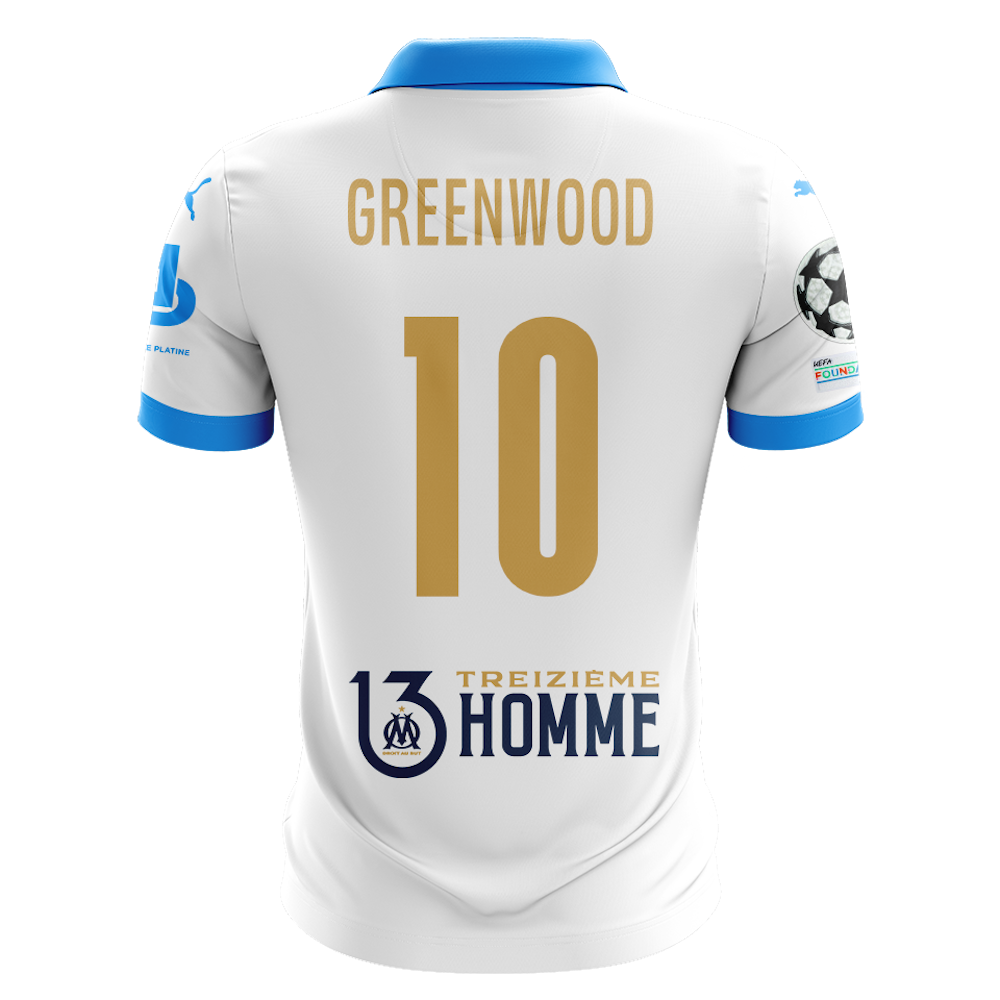 Mason Greenwood | Club Brugge - Olympique de Marseille | MatchWornShirt