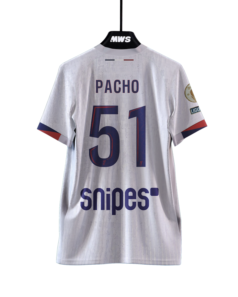 Willian Pacho | Stade Rennais F.C. - Paris Saint-Germain | MatchWornShirt