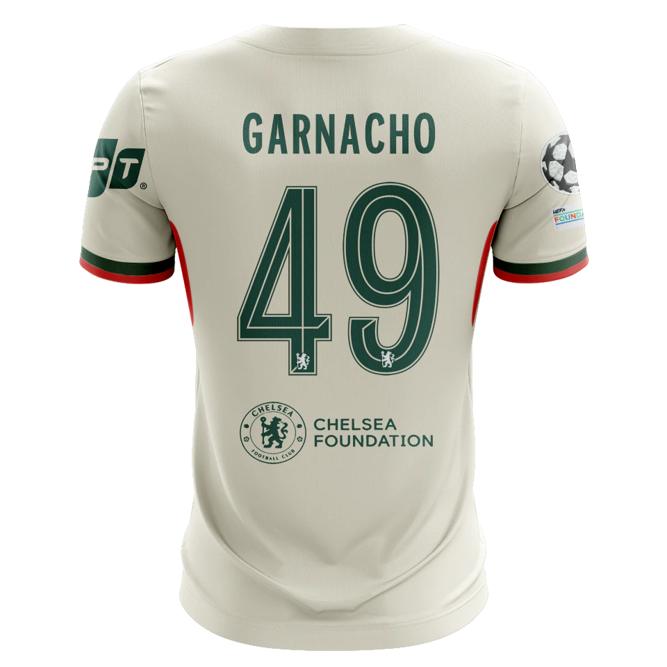 Alejandro Garnacho | Atalanta BC - Chelsea | MatchWornShirt